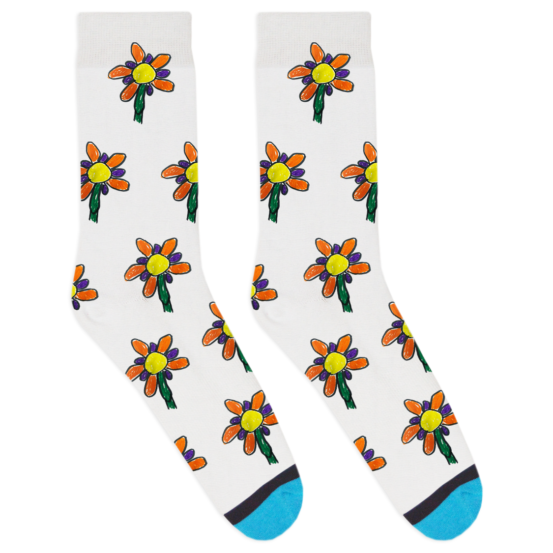 Put your Drawing on Socks! - The Best Custom Art Socks – DivvyUp